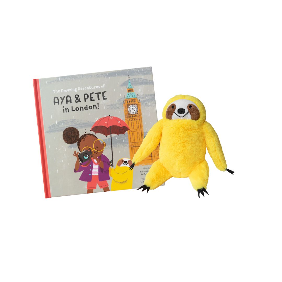 Aya & Pete in London Book + Plush Toy Set – Shop Ashima